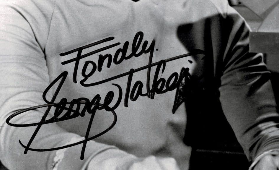 George Takei Autograph Signed Photo Sulu Star Trek