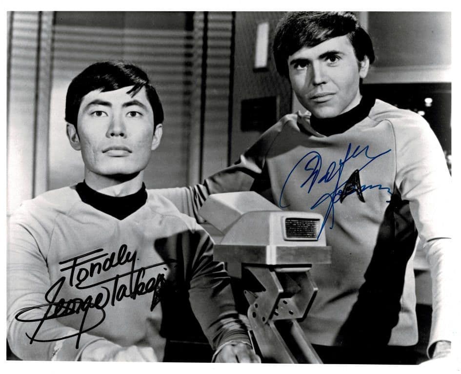 George Takei Autograph Signed Photo Sulu Star Trek