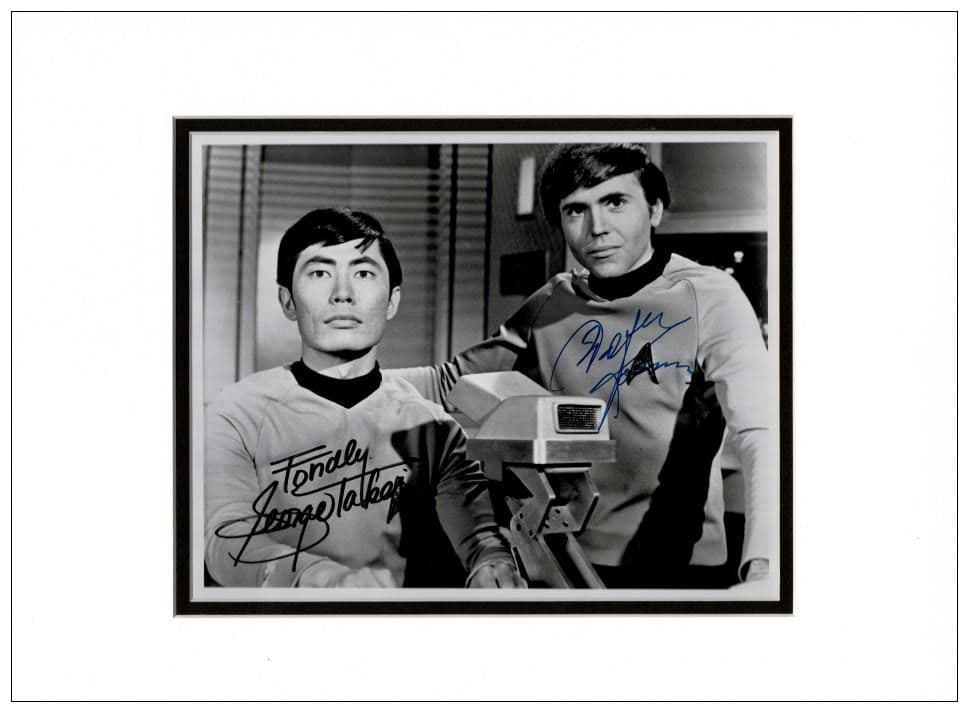 George Takei Autograph Signed Photo Sulu Star Trek