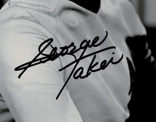George Takei Autograph Photo - Star Trek
