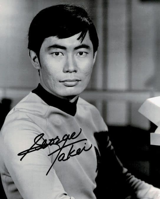 George Takei Autograph Photo - Star Trek