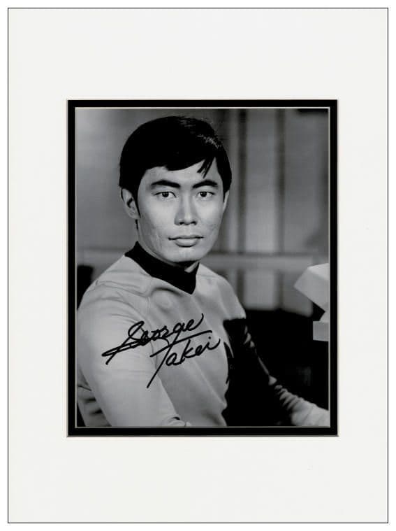George Takei Autograph Photo - Star Trek