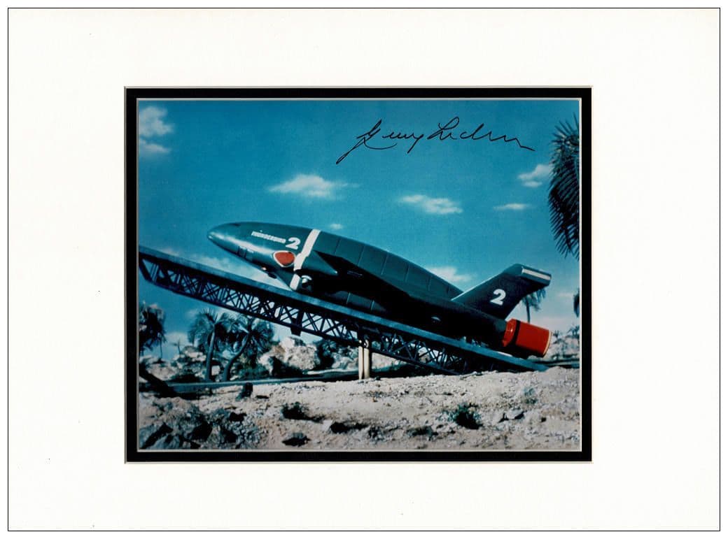 Gerry Anderson Autograph Signed Display - Thunderbirds