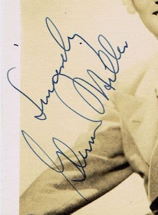 Glenn Miller Autograph Signed Photo