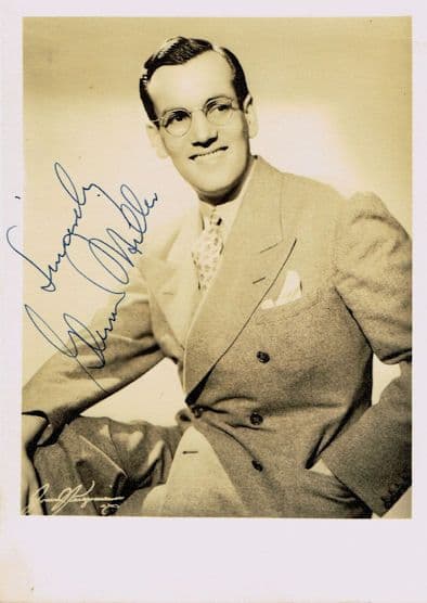 Glenn Miller Autograph Signed Photo
