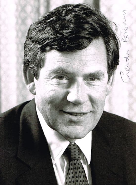 Gordon Brown Authentic Autograph Signed Photo Prime Minister