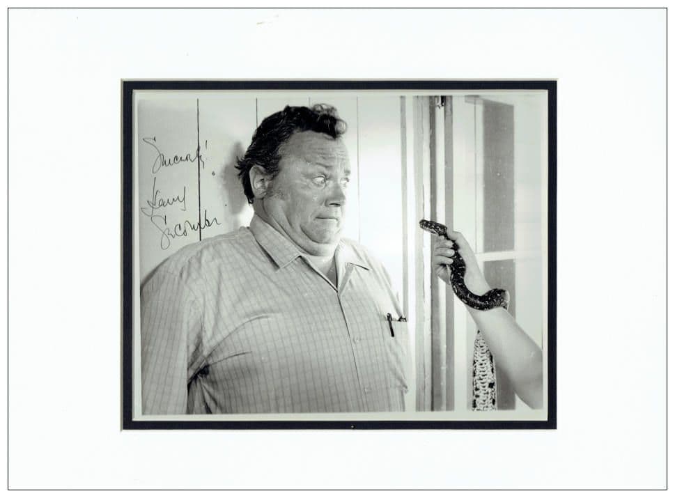 Harry Secombe Signed Photo Display