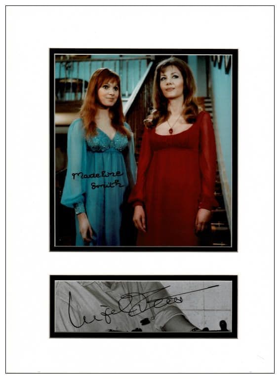 Ingrid Pitt and Madeline Smith Autograph Display - The Vampire Lovers