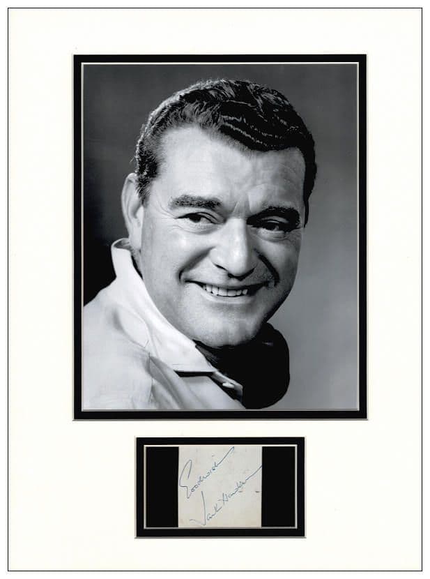 Jack Hawkins Autograph Signed Display