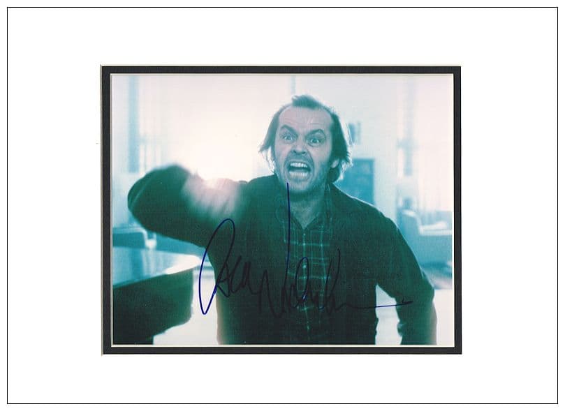 Jack Nicholson Authentic Autograph Signed Photo Shining