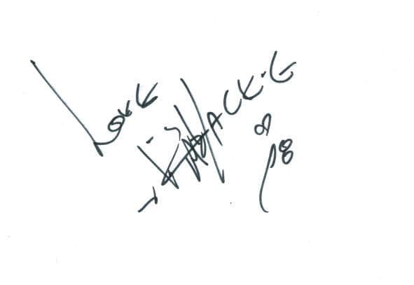 Jackie Chan Autograph Photo For Sale