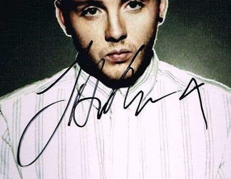 James Arthur Autograph Signed Photo - The X Factor