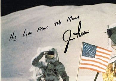 James Irwin Autograph Signed Photo - Apollo 15