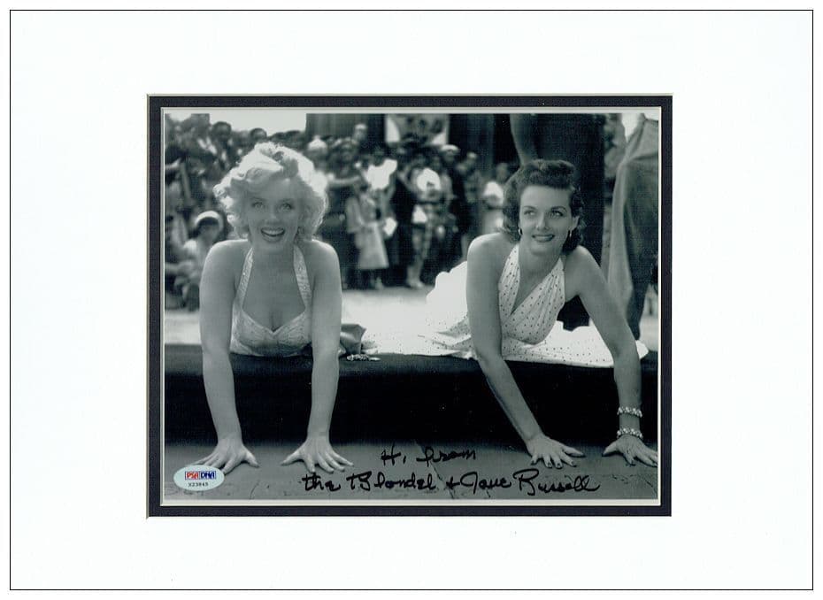 Jane Russell Autograph Photo Signed