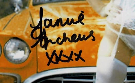Janine Andrews Autograph Signed Photo - Octopussy