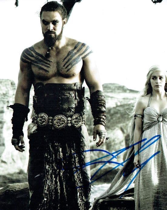 Jason Momoa Autograph Signed Photo - Game Of Thrones