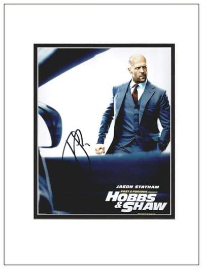 Jason Statham Autograph Signed Photo