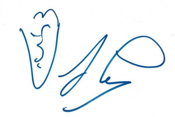 Jay Leno Autograph Display