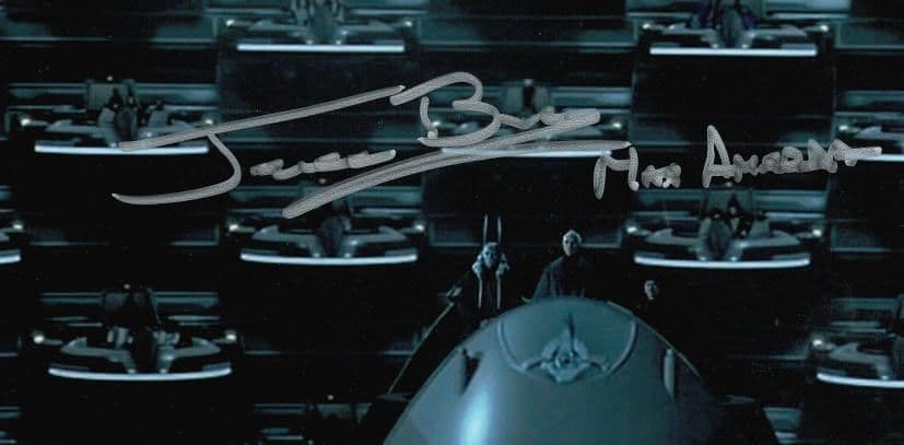 Jerome Blake Autograph Signed Photo - Phantom Menace