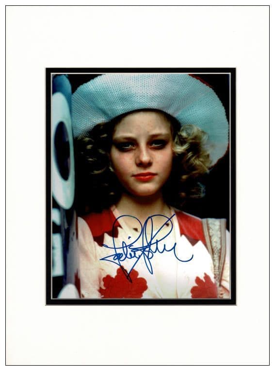 Jodie Foster Autograph Signed Photo - Taxi Driver