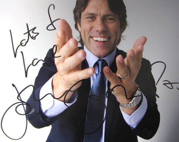 John Bishop Autograph Signed Photo