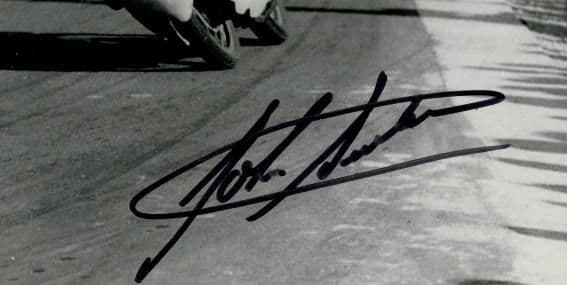 John Surtees Autograph Photo