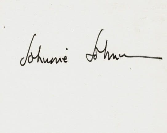 Johnnie Johnson Autograph Signed Display
