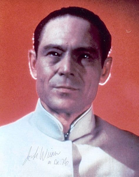 Joseph Wiseman Autograph Photo - Dr No