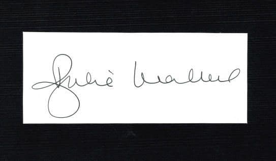 Julie Walters Autograph Signed Display - Harry Potter