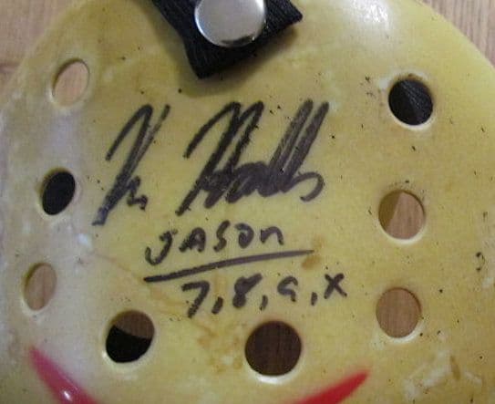 Kane Hodder Signed Hockey Mask - Jason Vorhees