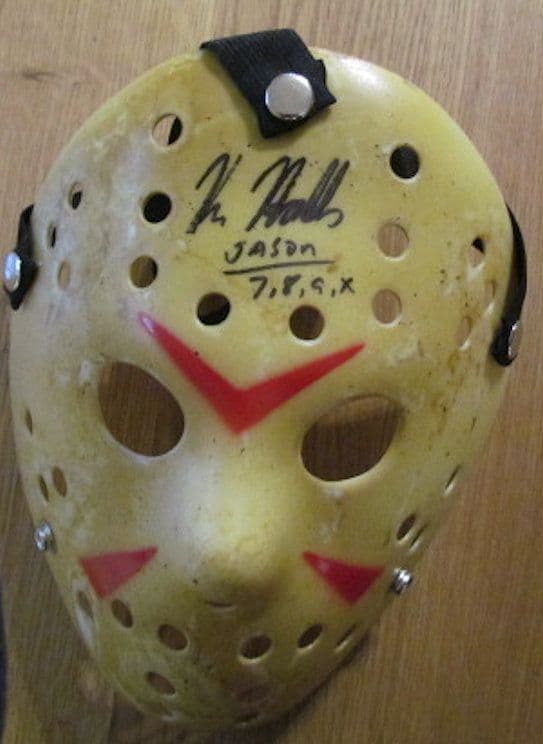 Kane Hodder Signed Hockey Mask - Jason Vorhees
