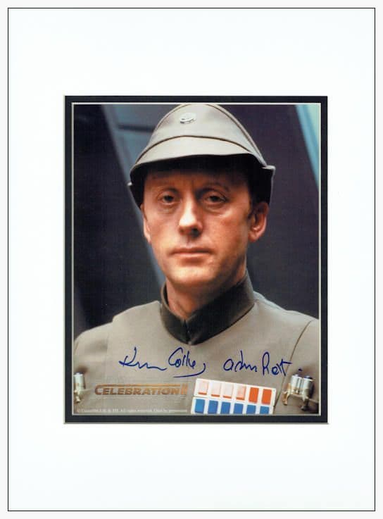 Kenneth Colley Autograph Photo - Admiral Piett Star Wars