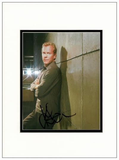 Kiefer Sutherland Signed Photo - 24