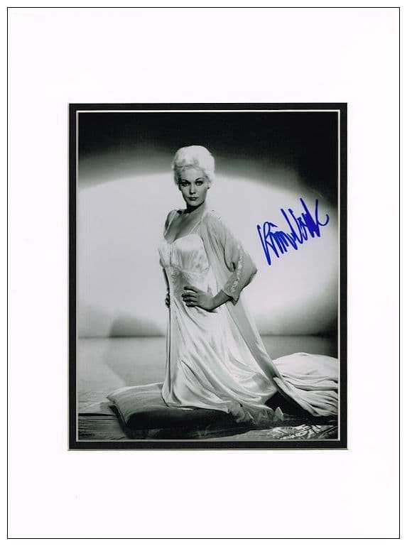 Kim Novak Autograph Signed Photo