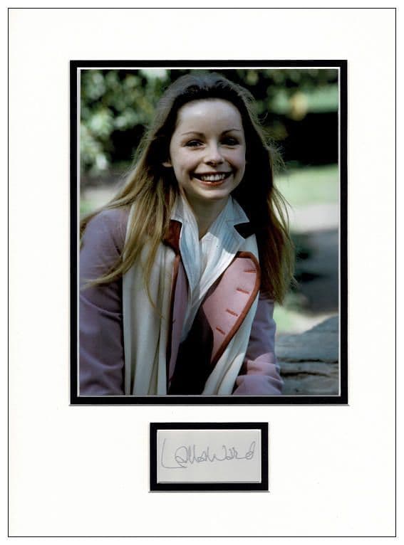 Lalla Ward Autograph Display - Dr Who