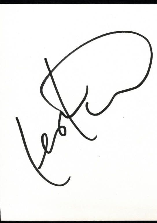 Lennox Lewis Autograph Display