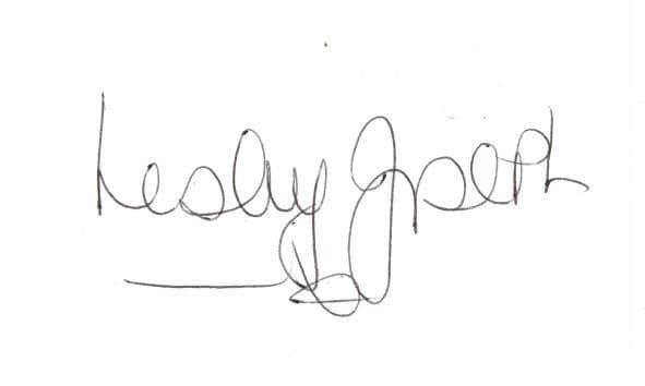 Lesley Joseph Autograph Display - Birds Of A Feather