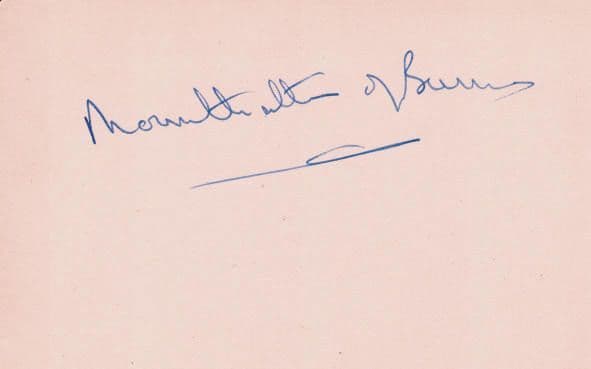 Lord Mountbatten Autograph Signed Display