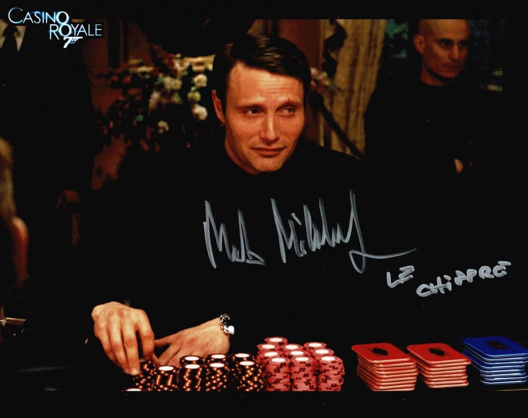 Mads Mikkelsen Autograph Signed Photo - Casino Royale