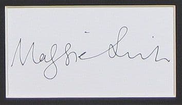 Maggie Smith Autograph Signed - Harry Potter