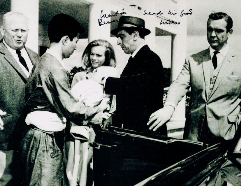 Martin Benson Autograph Photo - Mr Solo