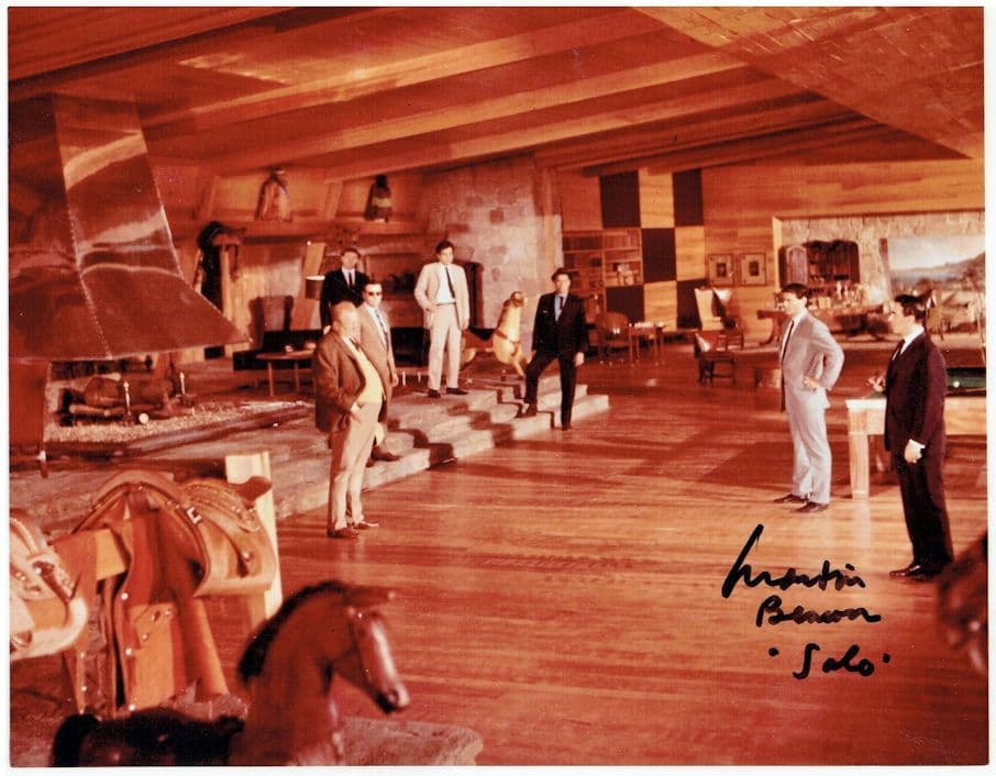 Martin Benson Autograph Signed Photo - Goldfinger