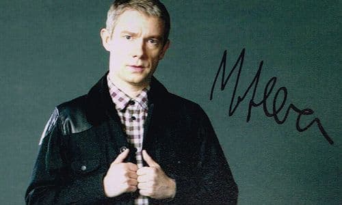 Martin Freeman Autograph Signed Photo Sherlock For Sale