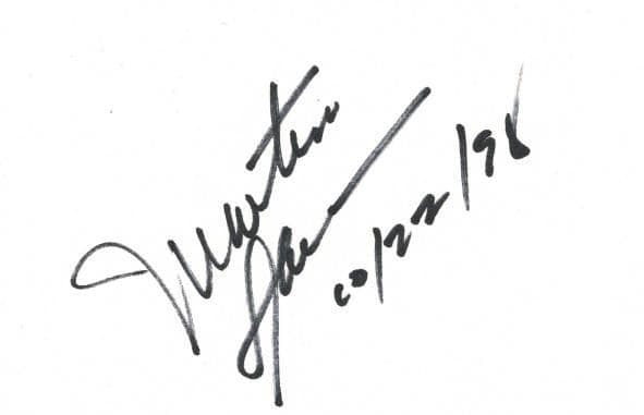 Martin Sheen Autograph Display - The West Wing