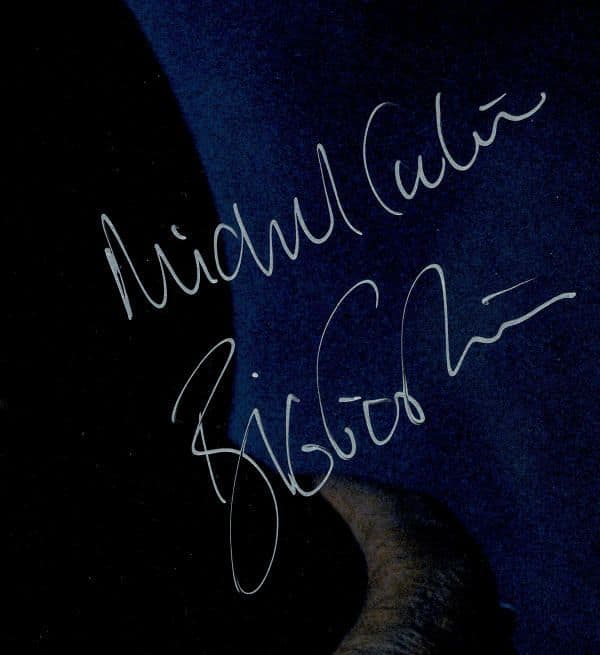 Michael Carter Autograph Signed Photo - Bib Fortuna
