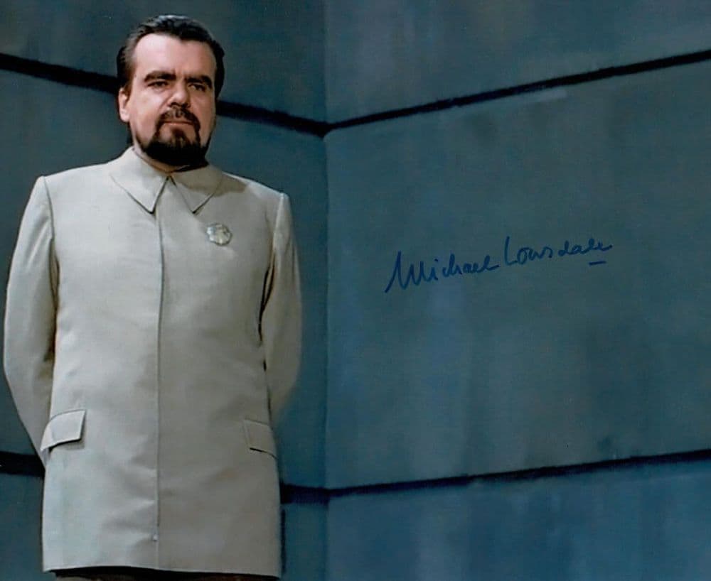 Michael Lonsdale Autograph Signed Photo - Sir Hugo Drax