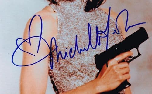 Michelle Yeoh Autograph Signed Photo