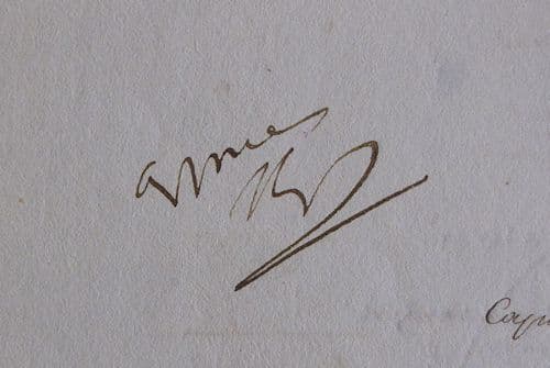 Napoleon Bonaparte Autograph Document Signed For Sale