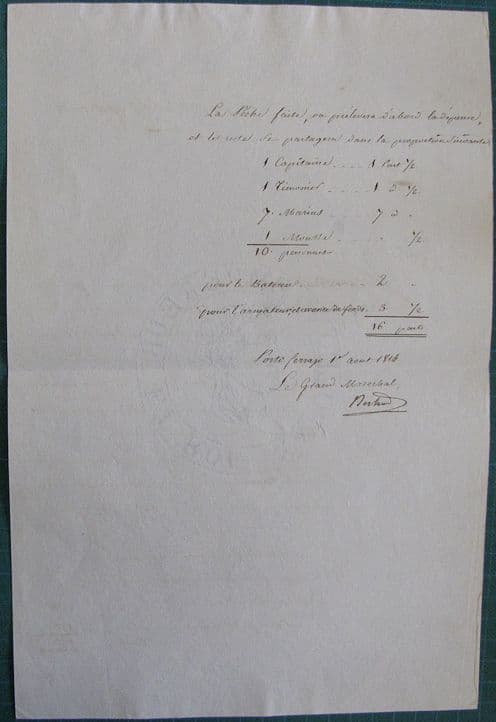 Napoleon Bonaparte Autograph Document Signed For Sale