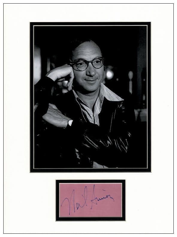 Neil Simon Autograph Display